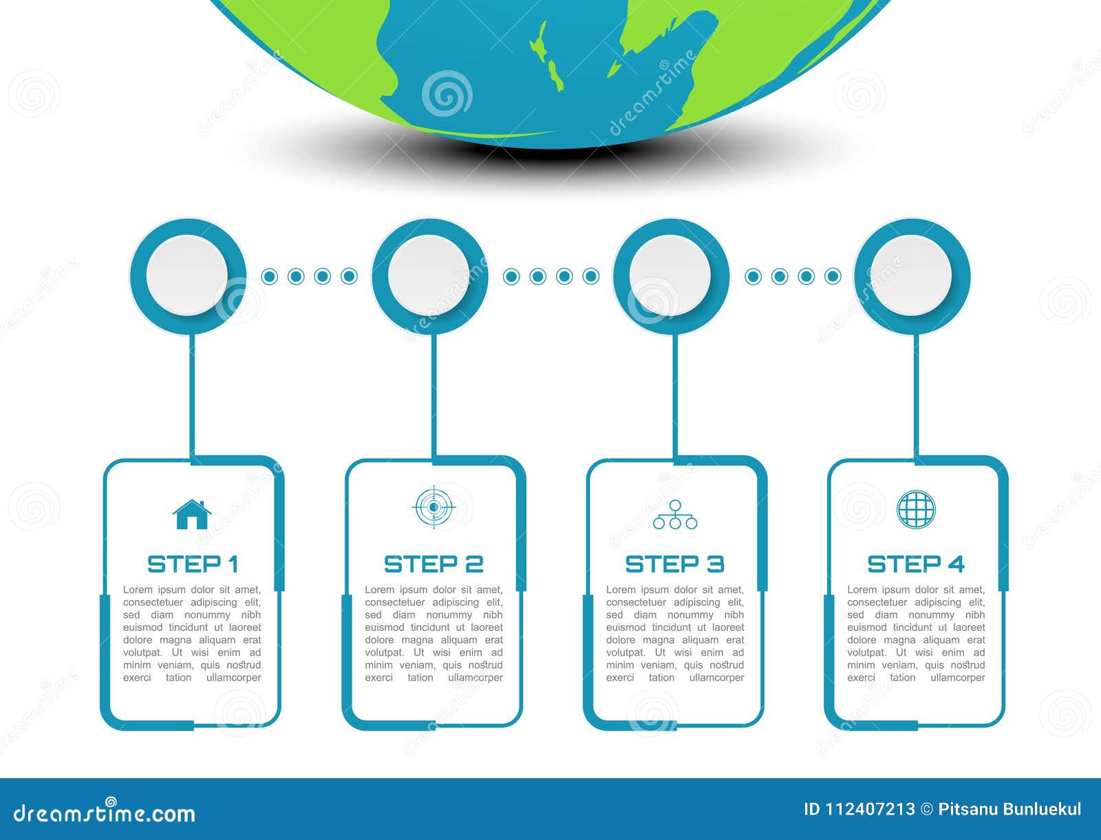 Strategy Infographic Modern Design Vector Concept Some Elements Stock ...