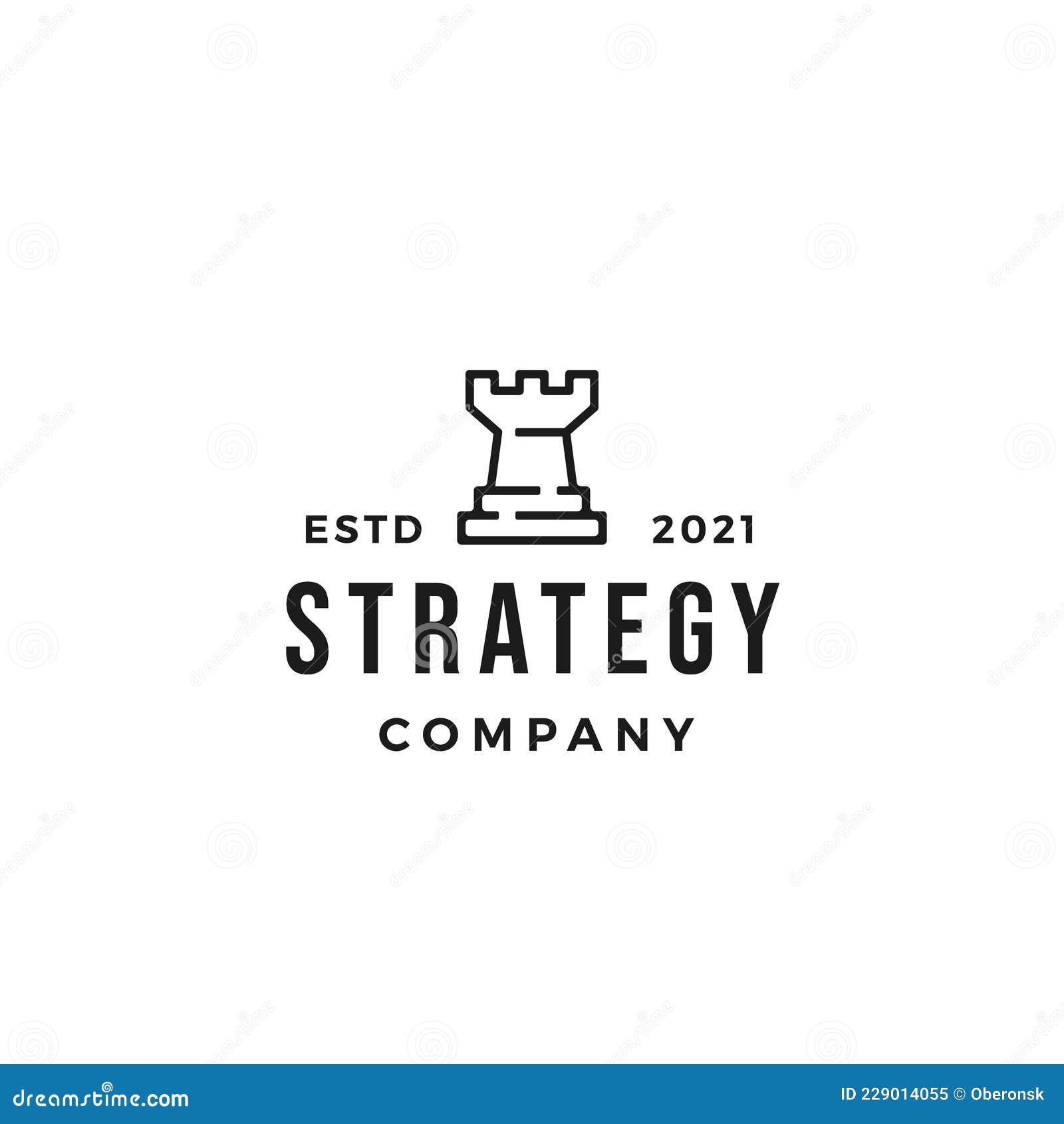Strategy logo Icon. stock illustration. Illustration of chess - 229014055