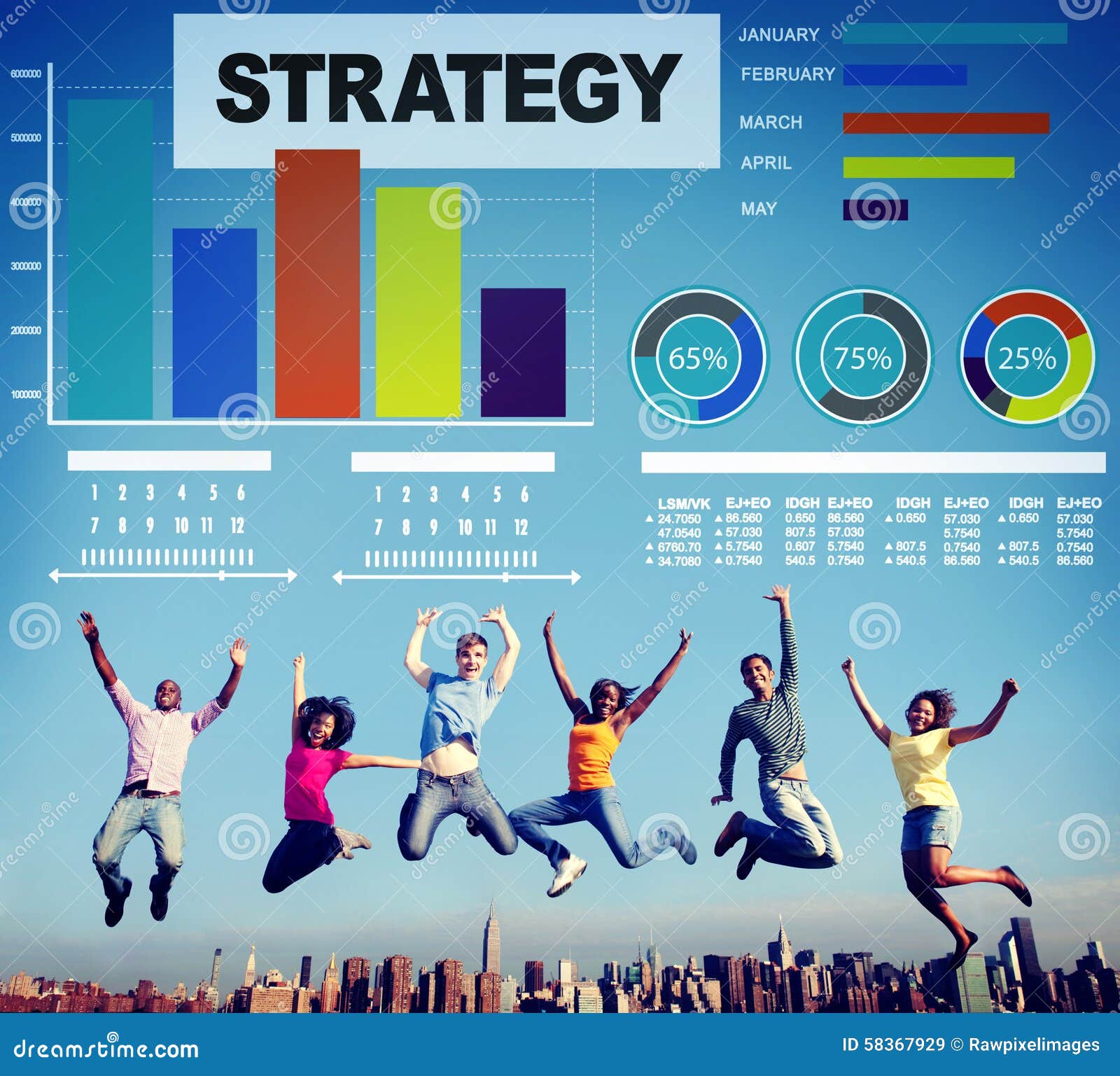Strategy Plan Marketing Data Ideas Innovation Concept Stock Image ...