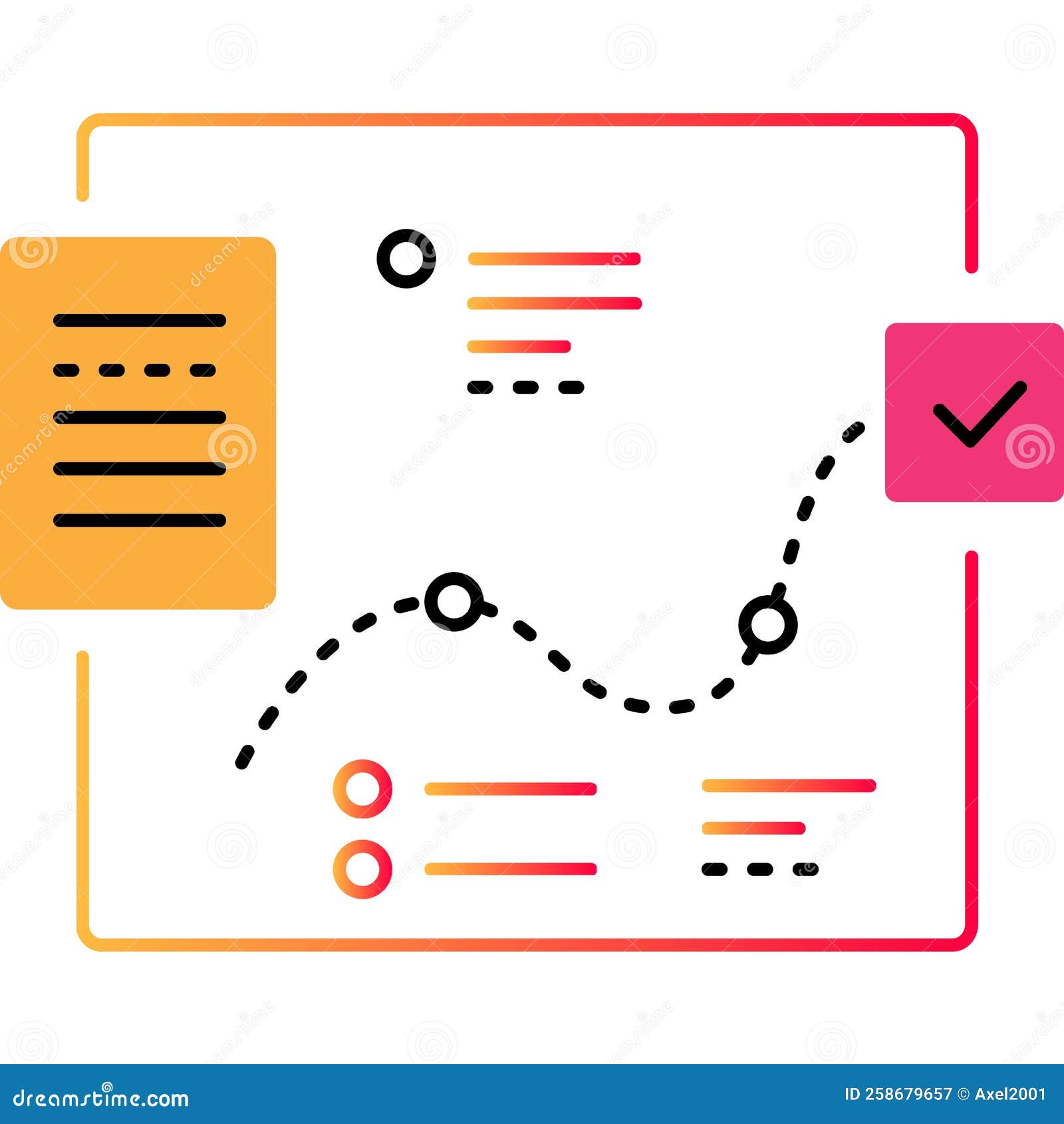 Strategy Plan Outline Icon Tactic Game Vector Stock Vector ...