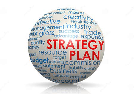 Strategy plan sphere stock illustration. Illustration of concept - 31937509