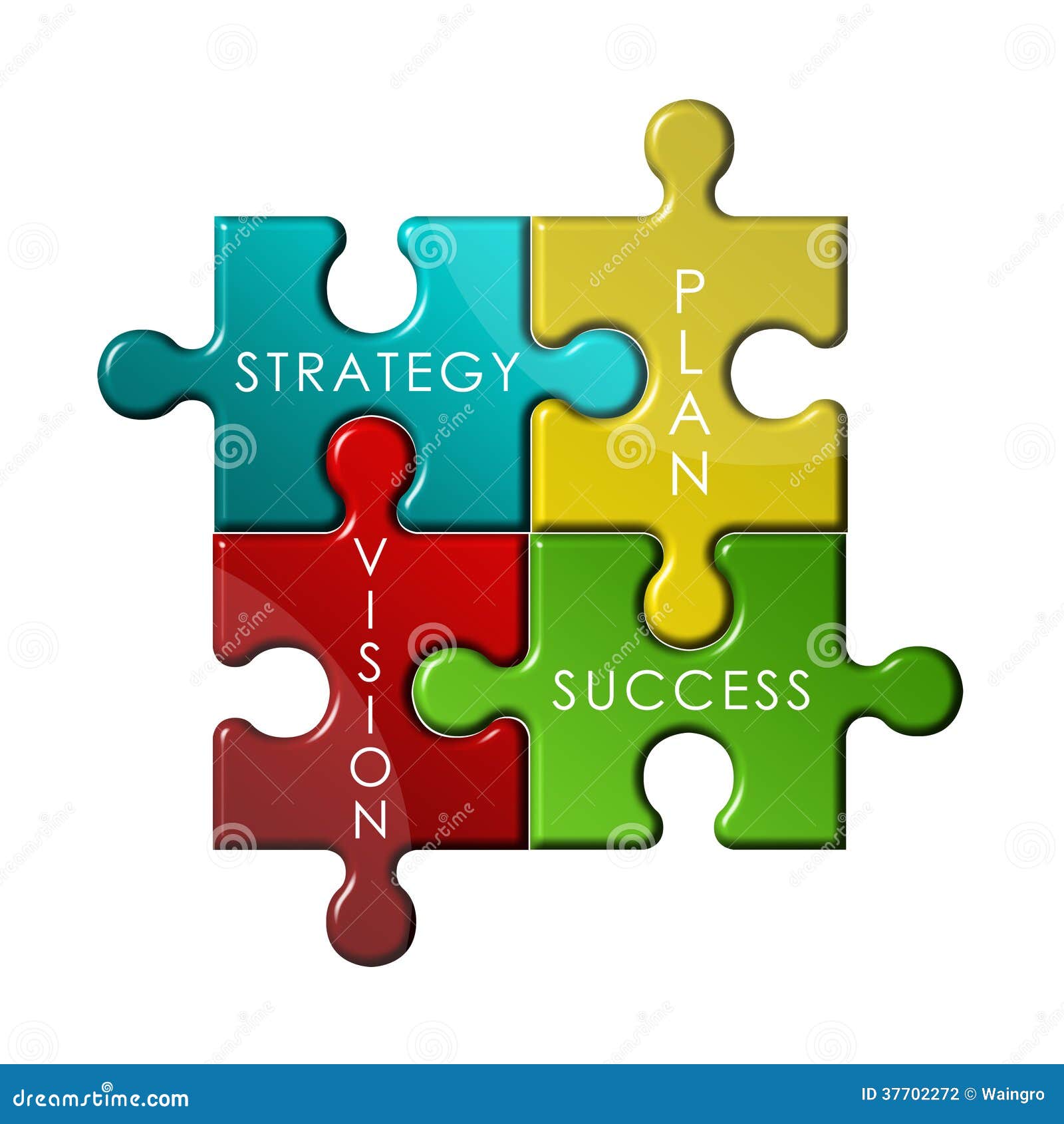 Strategy Puzzle stock photo. Image of vision, symbol - 37702272
