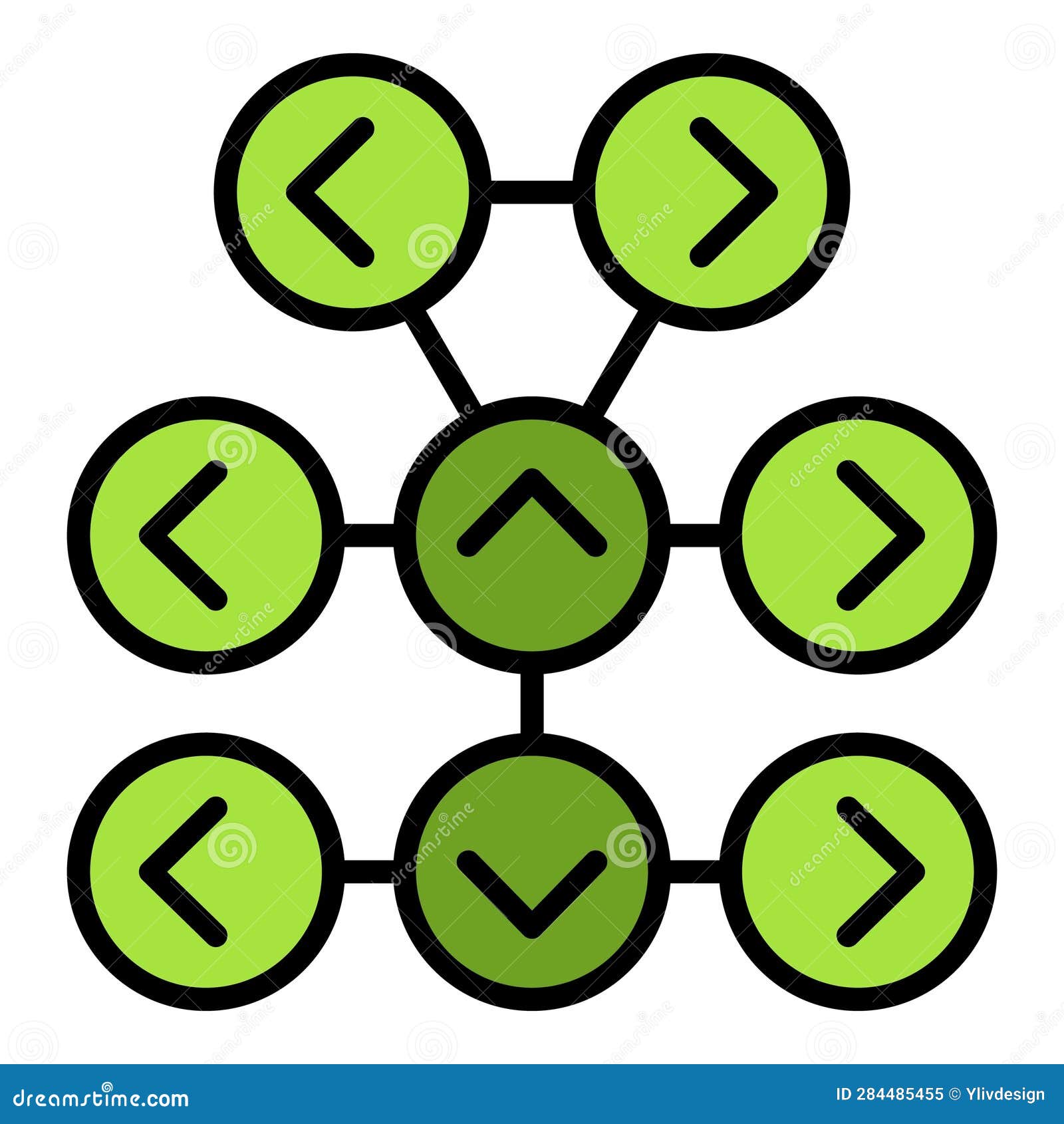 Strategy Scheme Icon Outline Vector. Vuca Data | CartoonDealer.com ...