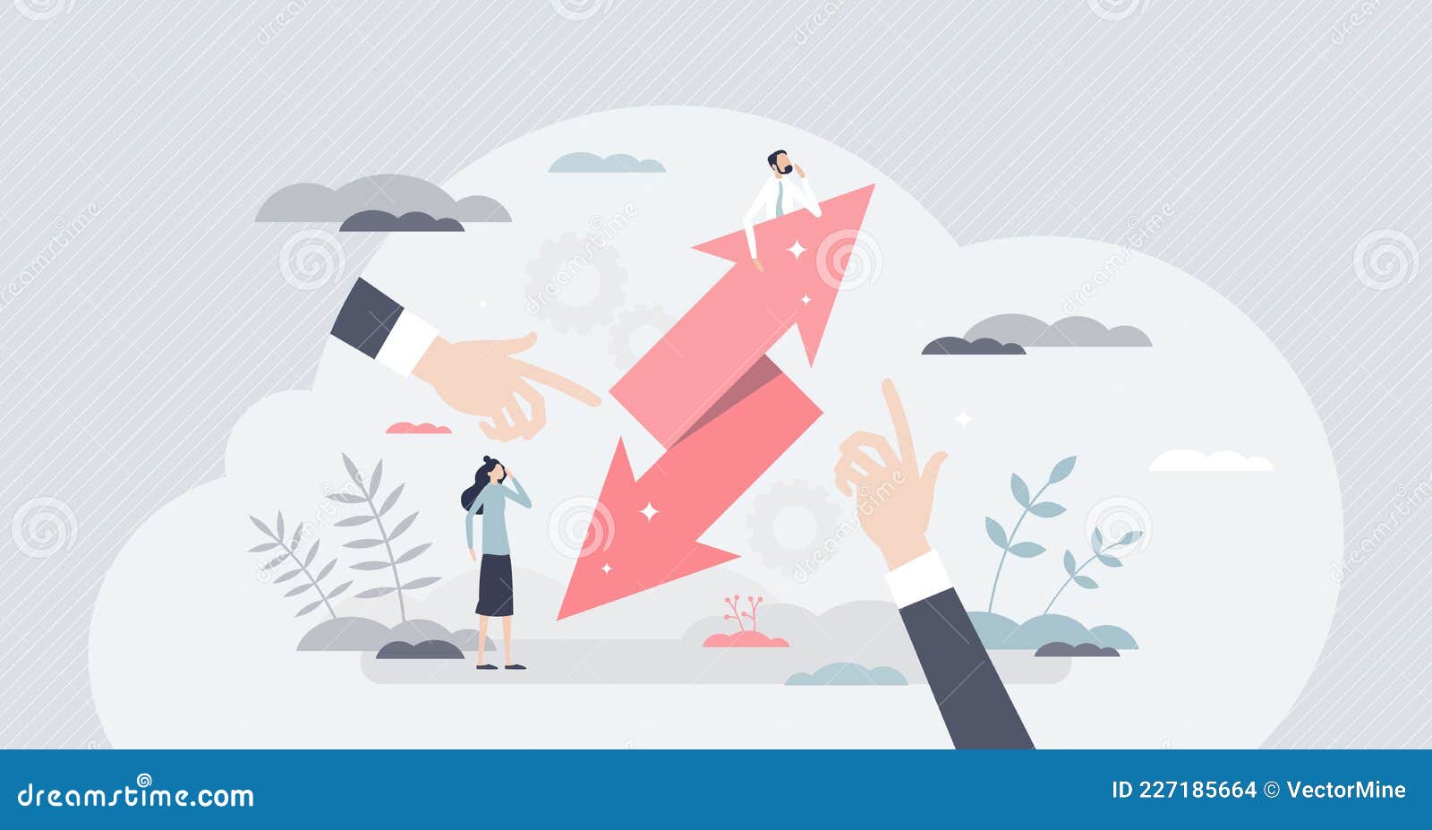 Strategy Shift and Business Direction Change To Opposite Tiny Person ...