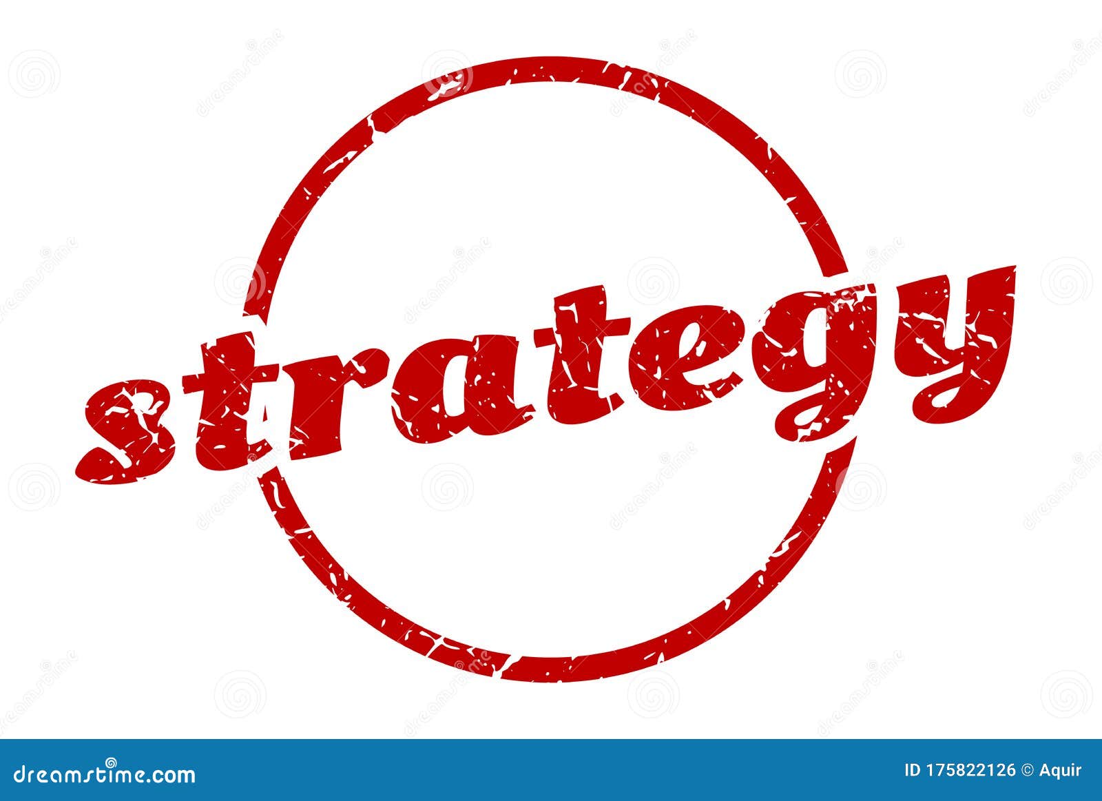 Strategy Sign. Strategy Round Vintage Stamp Stock Vector - Illustration ...