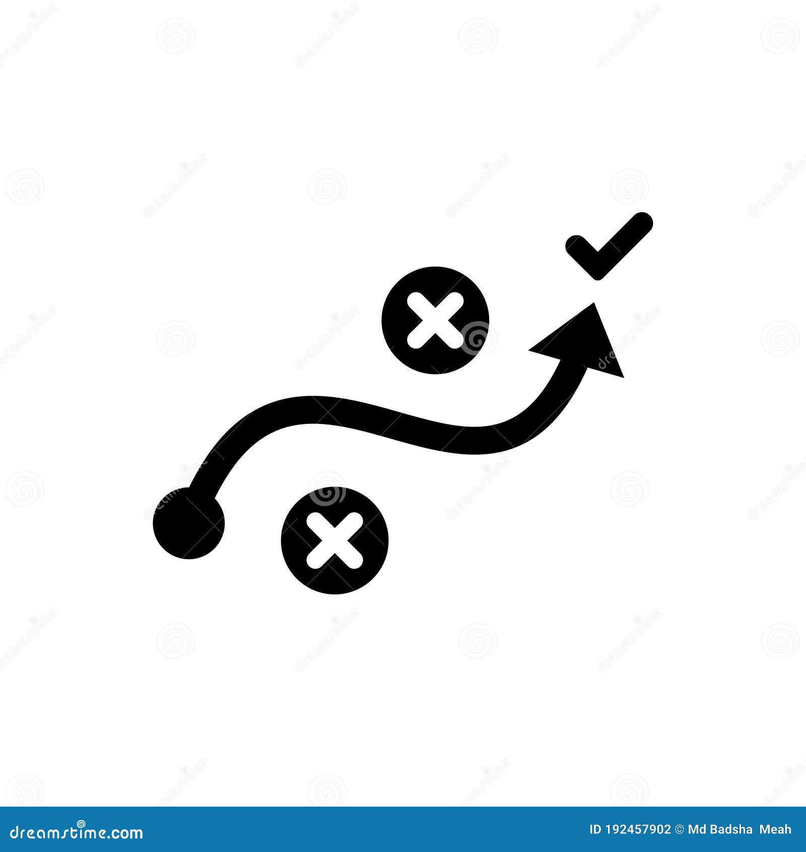 Strategy Solution Icon stock vector. Illustration of plan - 192457902