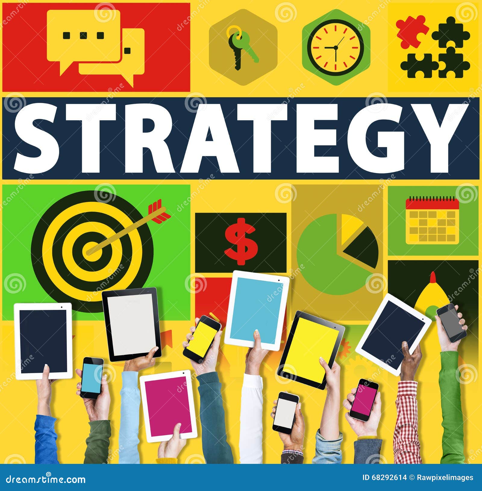 Growth Vision Strategy Execution Speedometer Stock Image ...