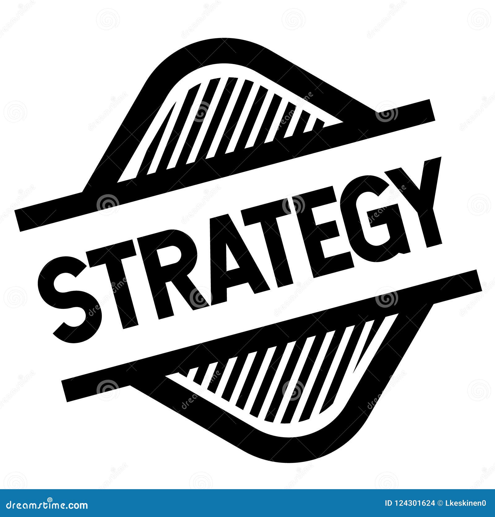 Strategy stamp on white stock vector. Illustration of project - 124301624