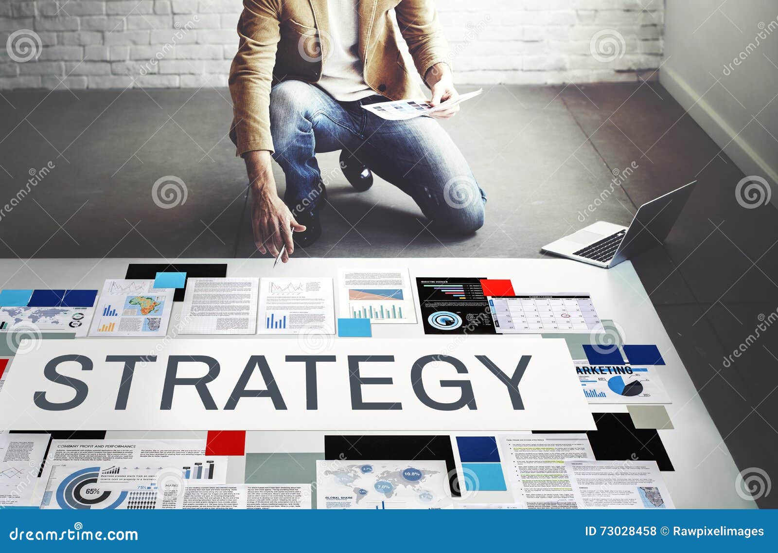 Strategy Strategize Strategic Tactics Planning Concept Stock Photo ...