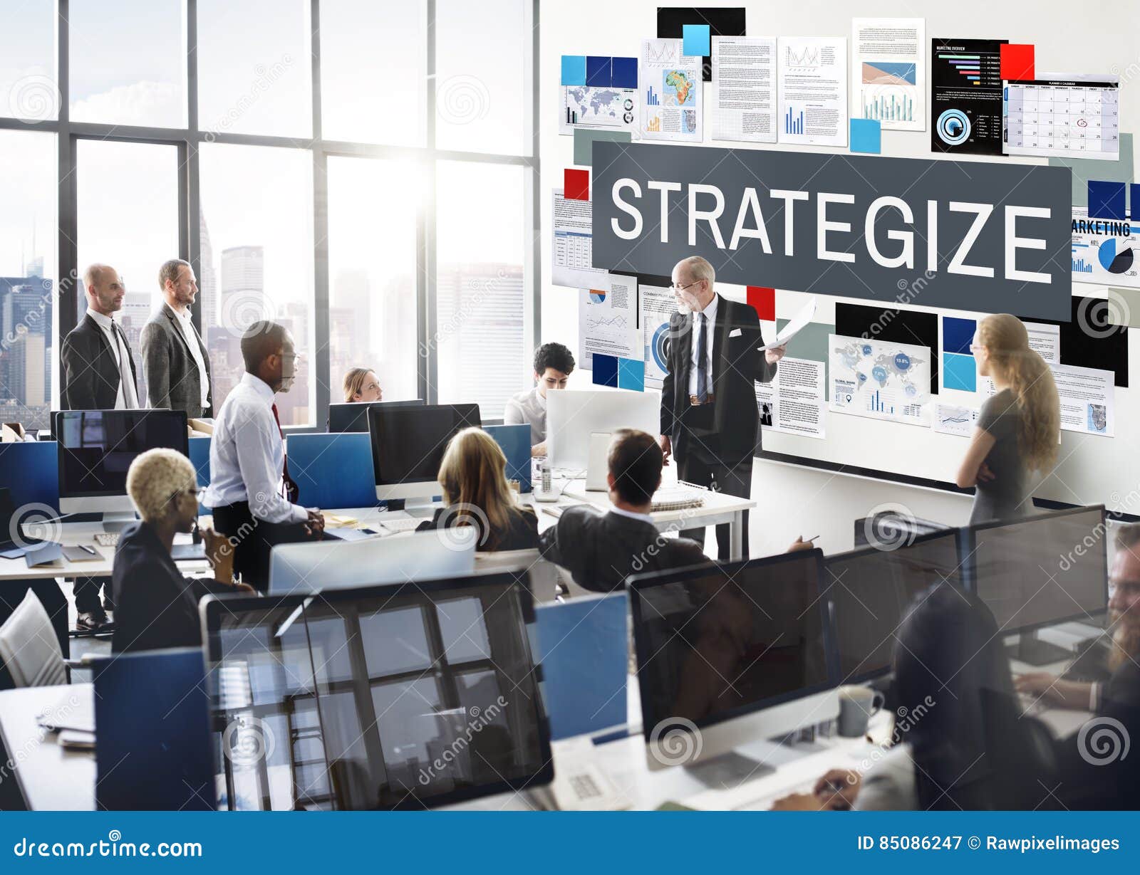 Strategy Strategize Strategic Tactics Planning Concept Stock Image ...