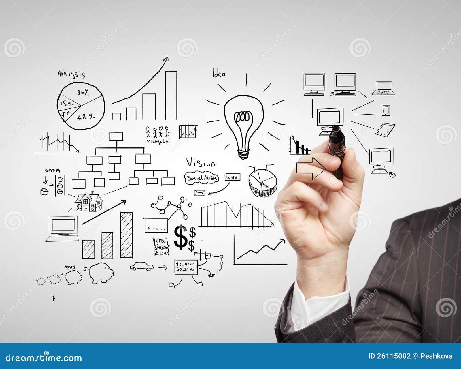 Strategy success stock photo. Image of meeting, hand - 26115002