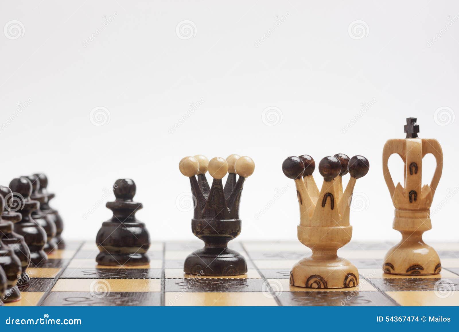 Strategy and Tactics in a Game of Chess Stock Photo - Image of game ...