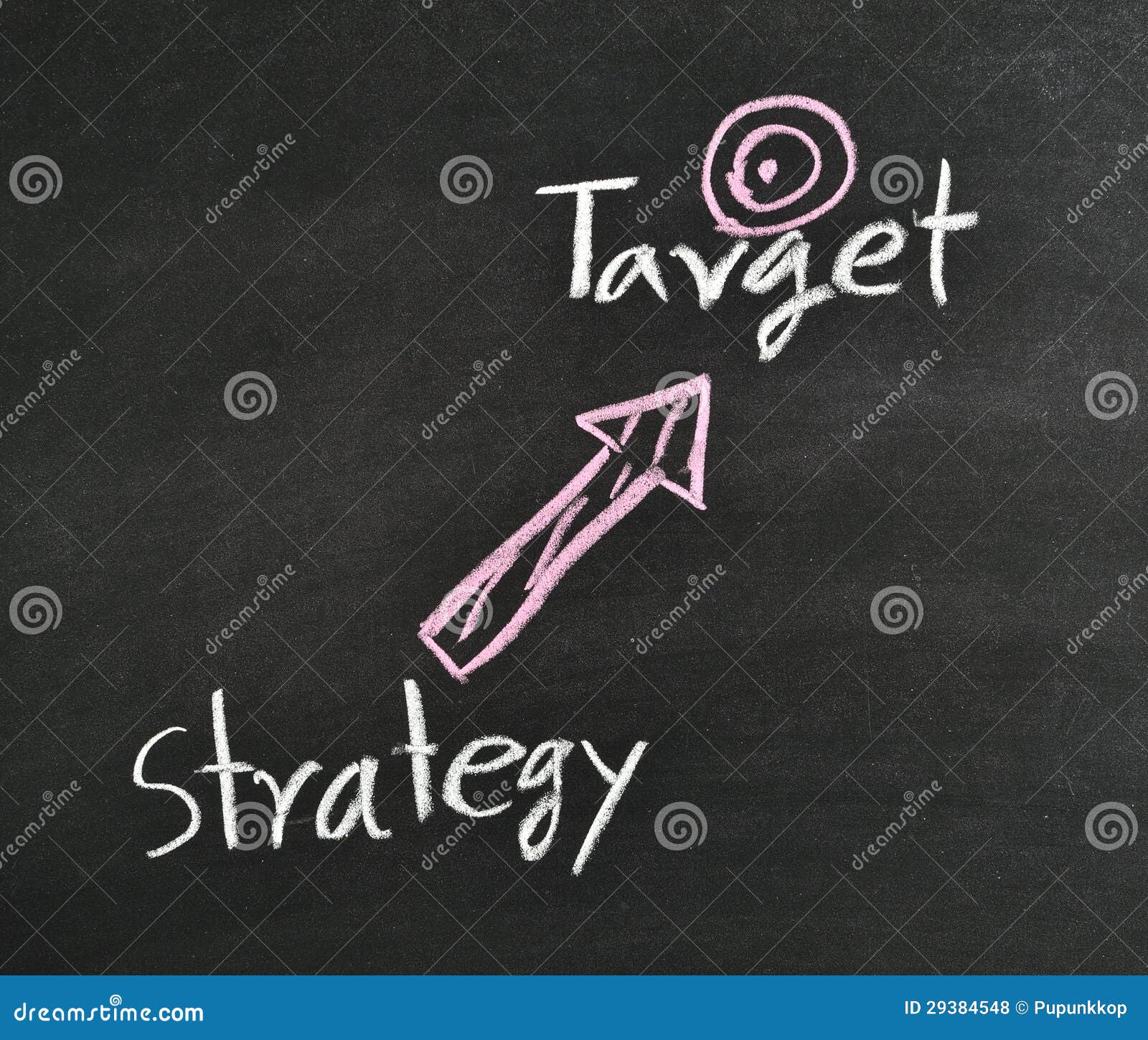Strategy,target stock photo. Image of text, vision, strategy - 29384548