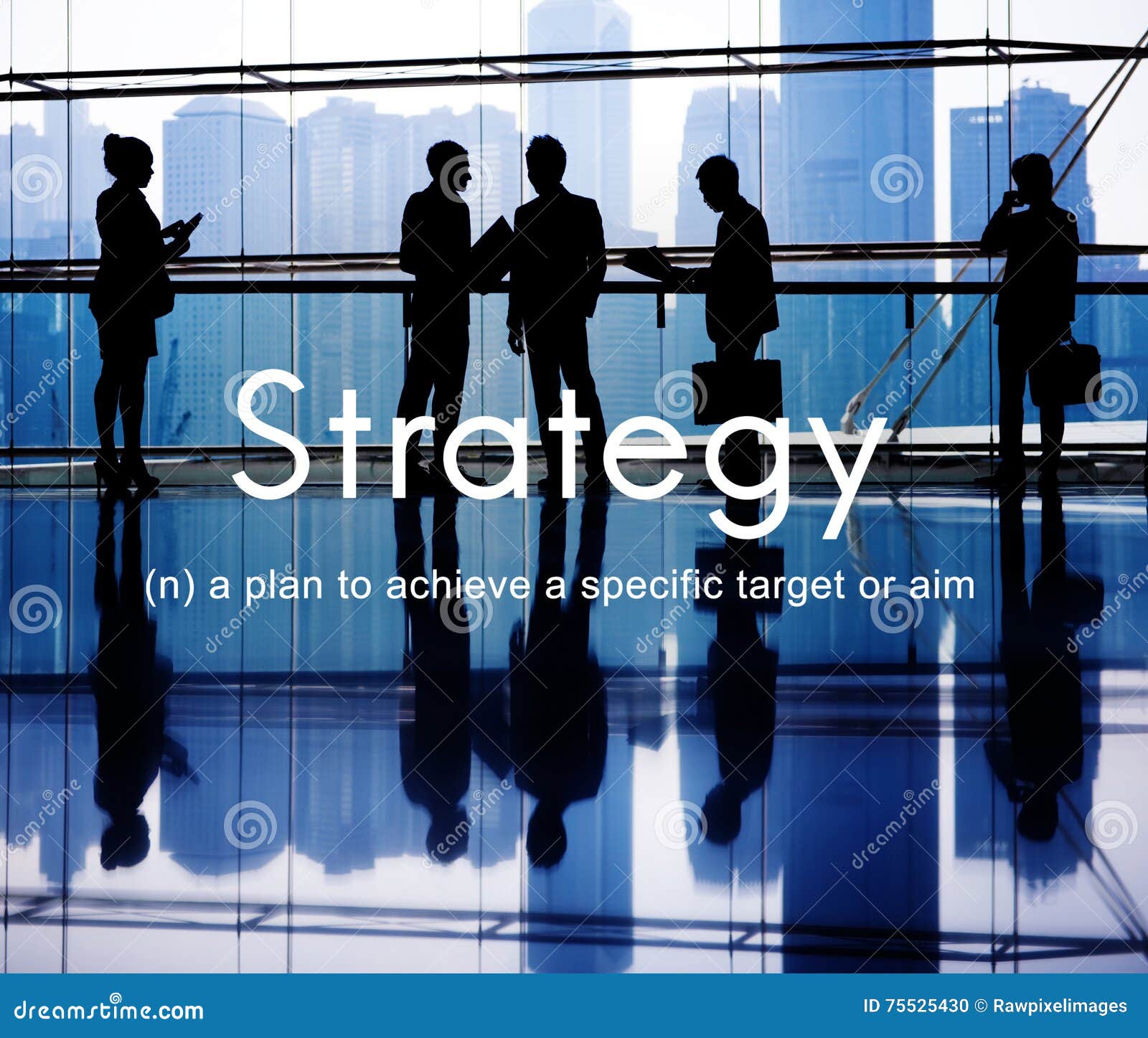 Strategy Vision Planning Operation Tactics Process Concept Stock Photo ...