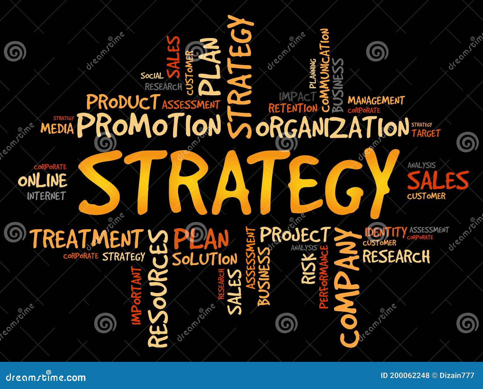 Strategy Collage Background Royalty-Free Stock Image | CartoonDealer ...