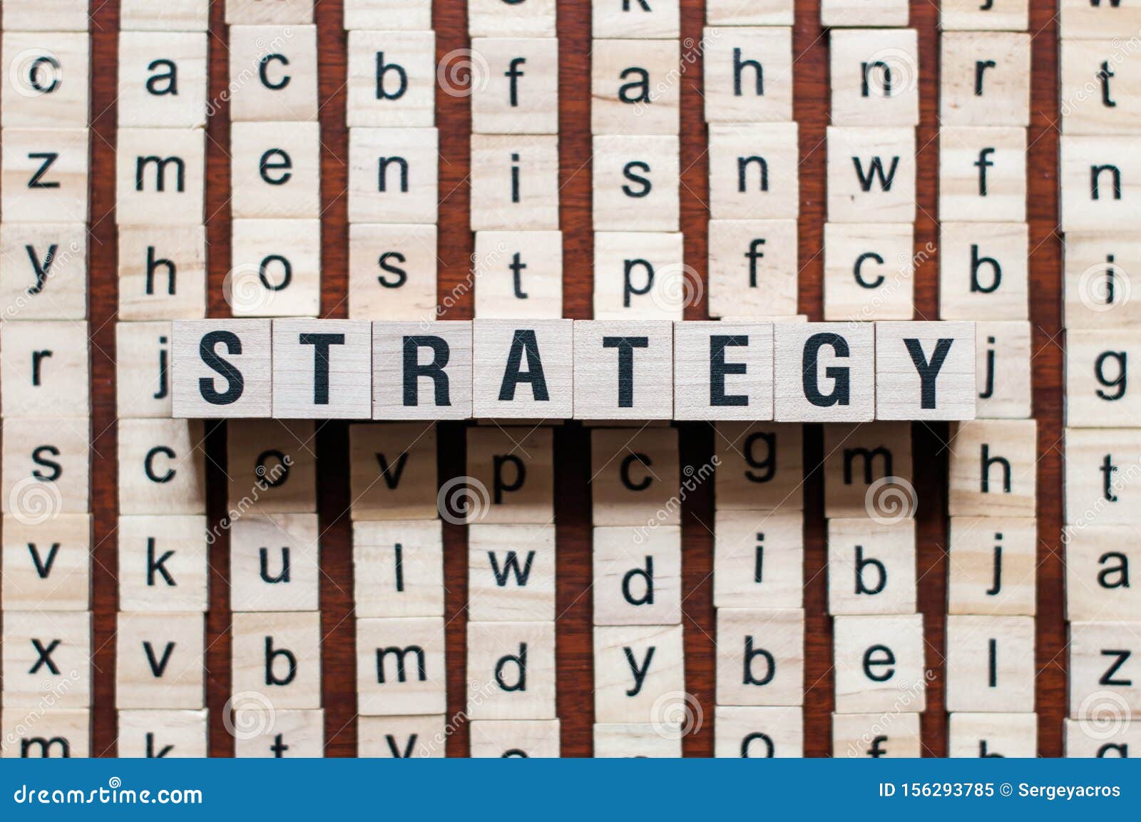 Strategy word concept stock image. Image of cloud, color - 156293785