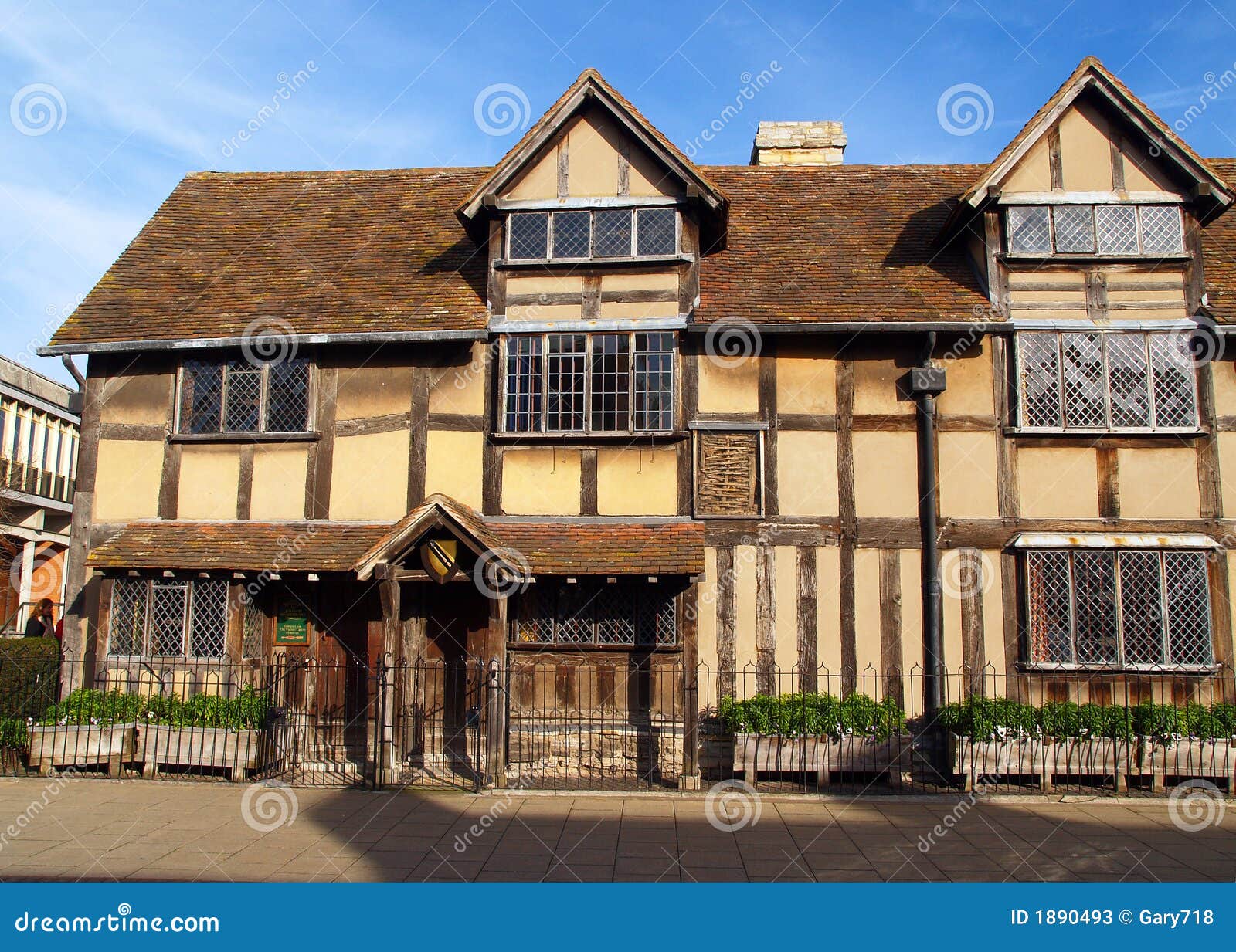Stratford Shakespeares Birthplace Stock Image - Image of william ...