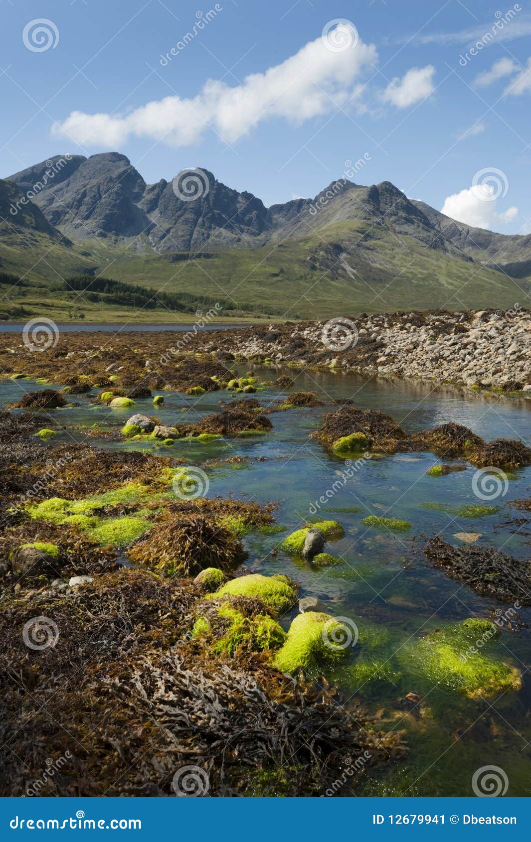 Strathaird Skye image stock. Image du roches, ecosse - 12679941