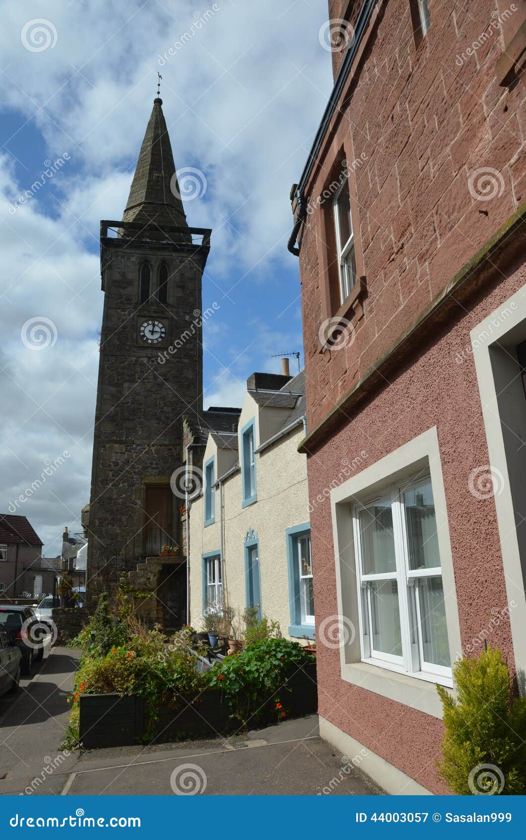 Strathmiglo stock image. Image of architecture, tower - 44003057