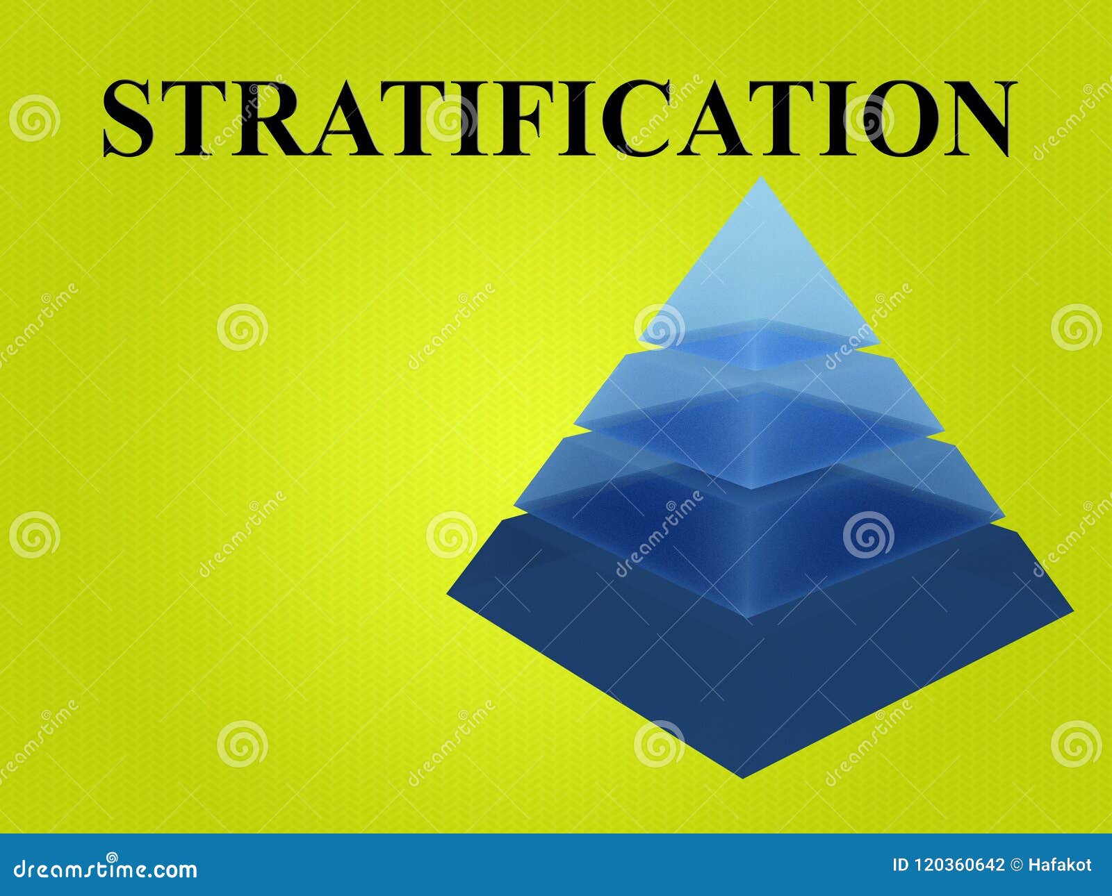 STRATIFICATION - Social Concept Stock Illustration - Illustration of ...