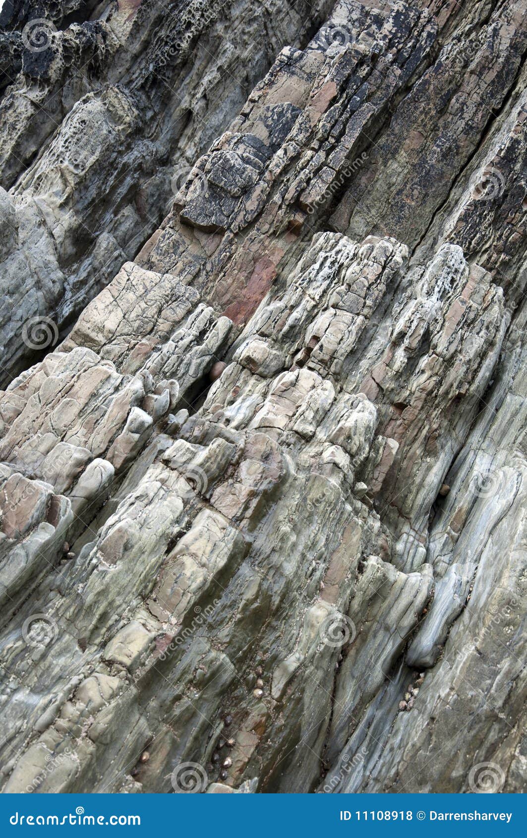 Stratified Rocks stock photo. Image of texture, close - 11108918