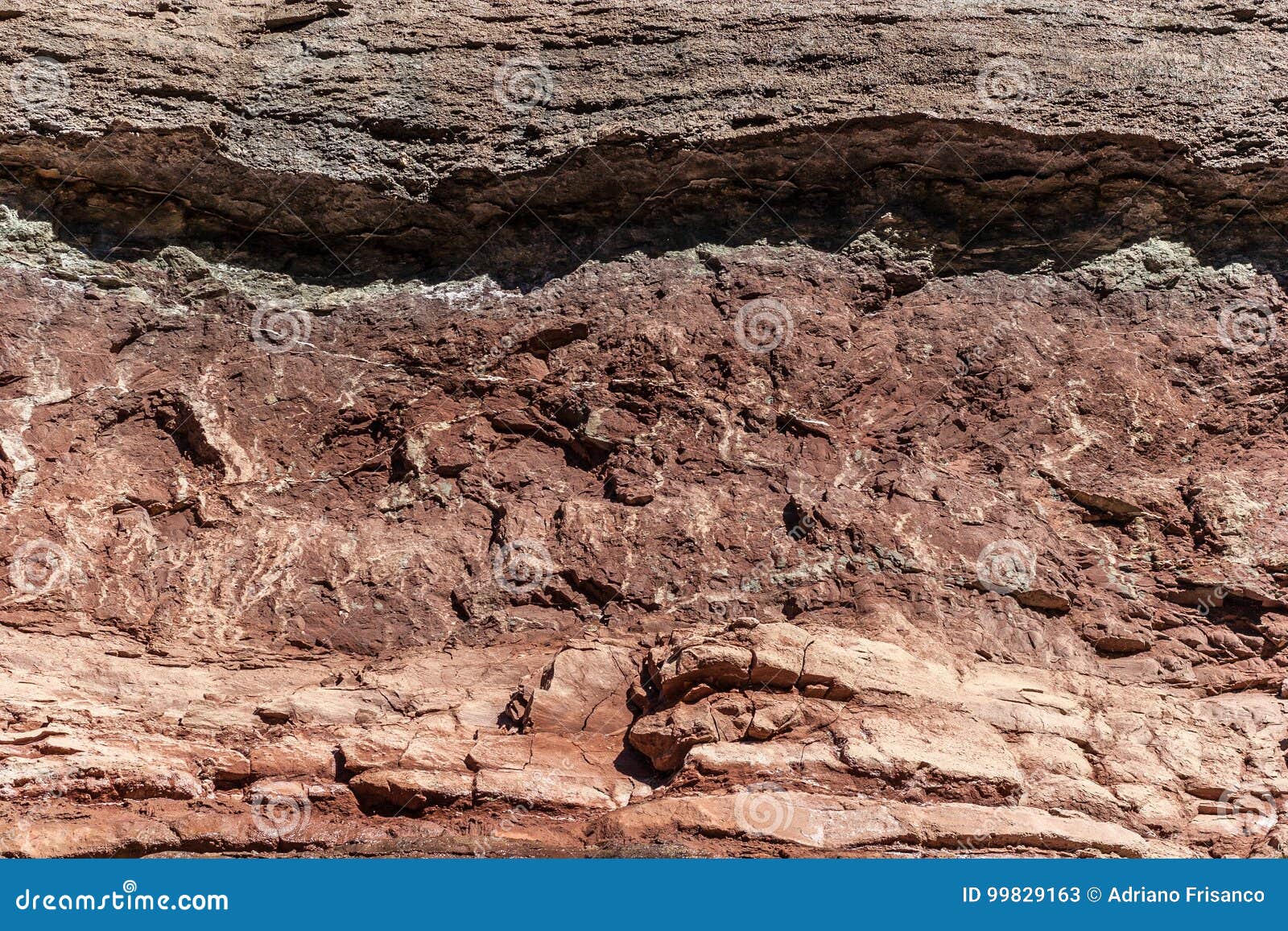 Stratified Sedimentary Rocks Stock Image - Image of layers, gorge: 99829163
