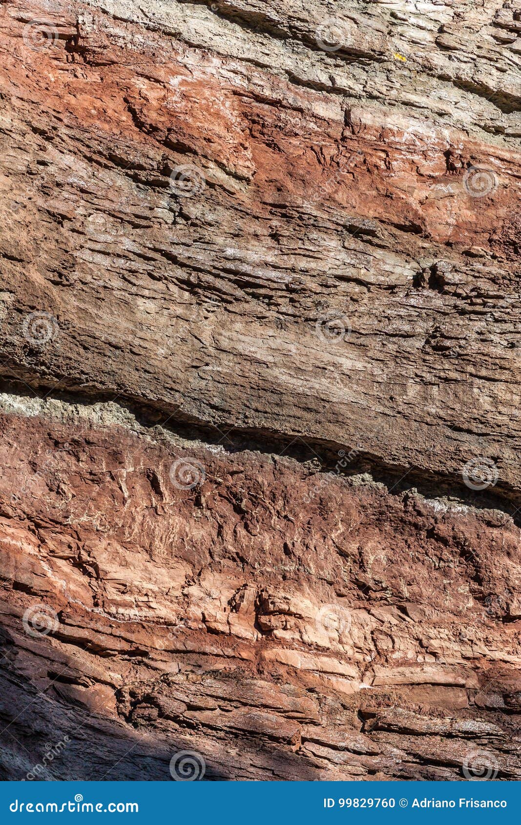 Stratified Sedimentary Rocks Stock Photo - Image of geology, earth ...
