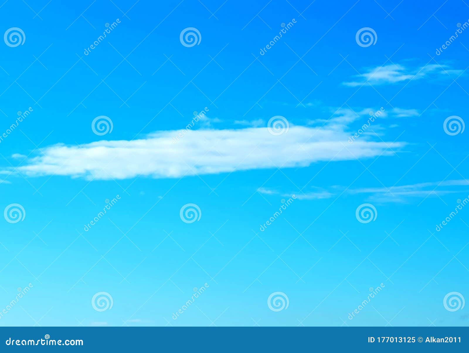 Stratiform Clouds in the Springtime Stock Image - Image of beauty ...