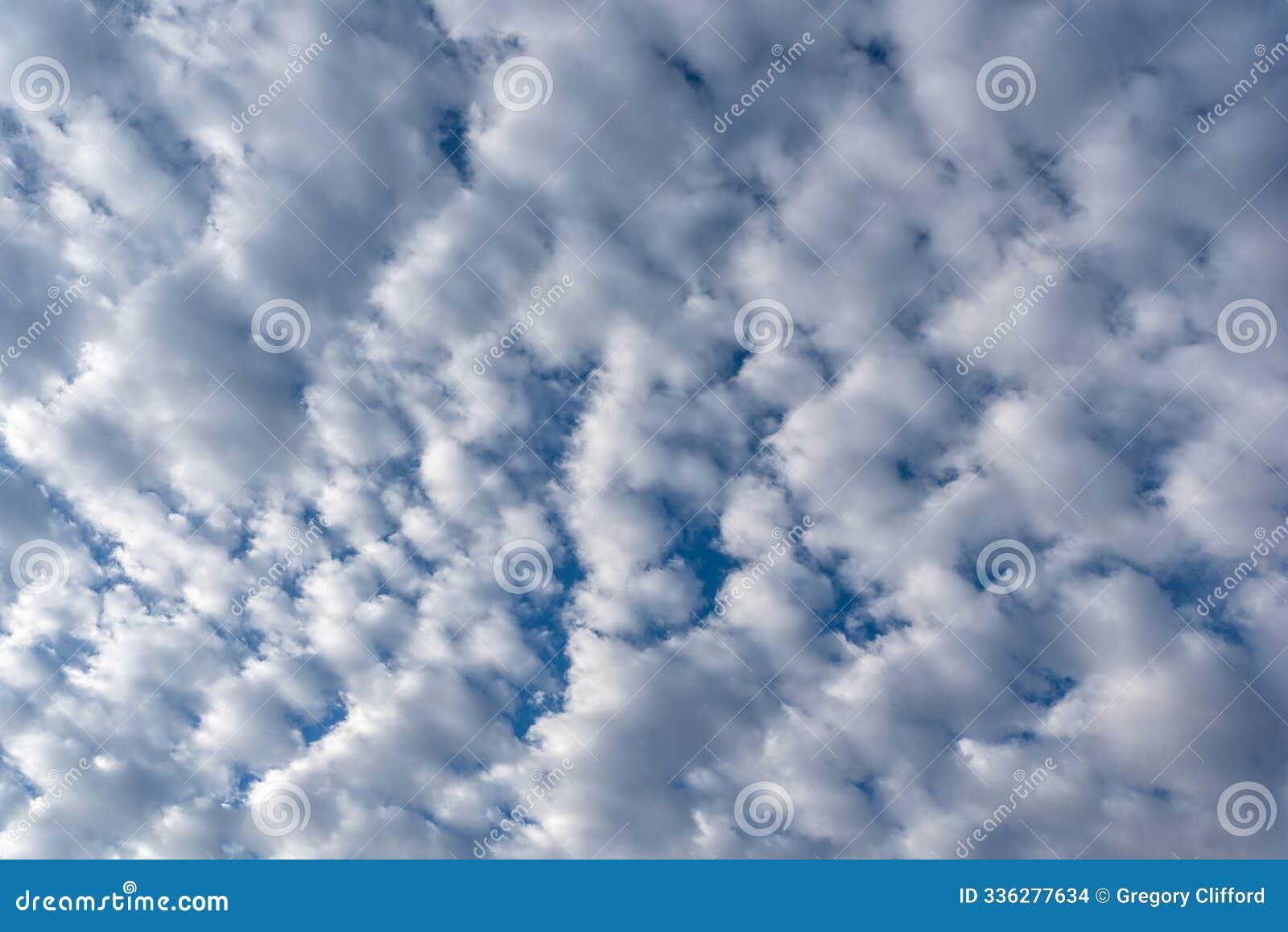 Stratocumulus Clouds stock photo. Image of fluffy, climate - 336277634