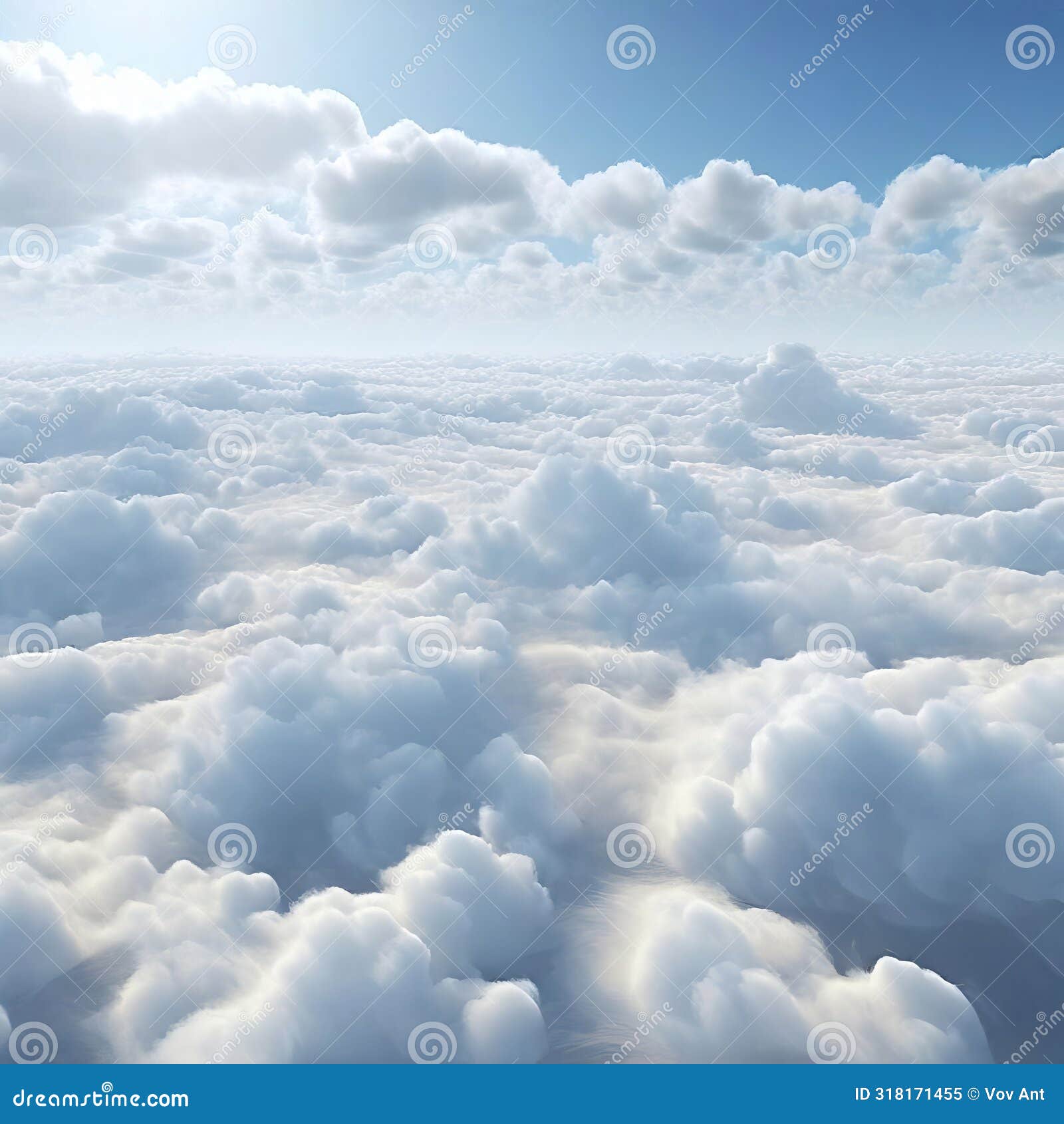 Stratocumulus Clouds Low Lumpy Clouds that Form in Layers or at Stock ...