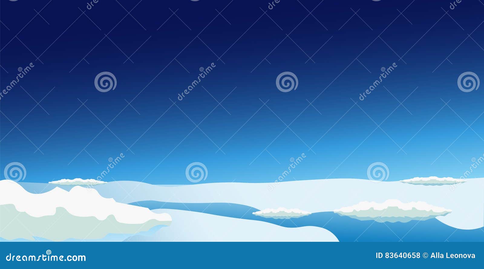 Stratosphere Flat Modern Design. Space Illustration. Stock Illustration ...
