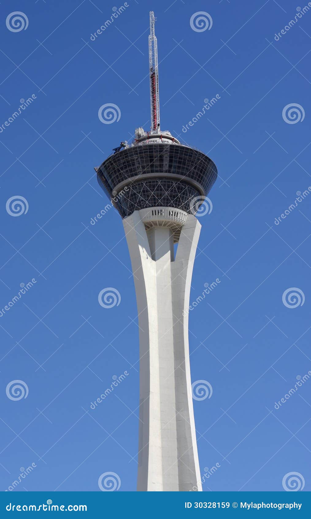 Stratosphere tower stock image. Image of tall, awesome - 30328159