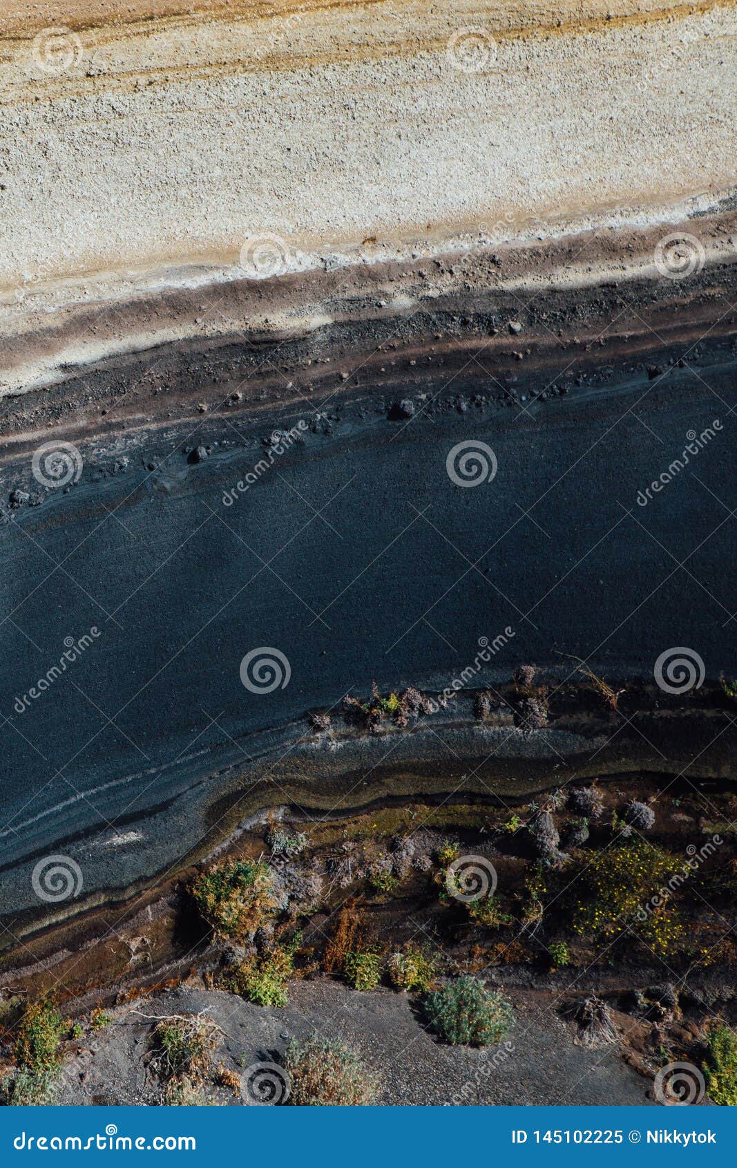 Stratum of Earth Crust in Cross-section Stock Image - Image of cross ...