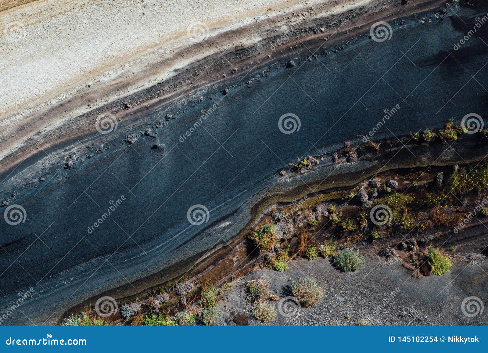 Stratum of Earth Crust in Cross-section Stock Photo - Image of clay ...