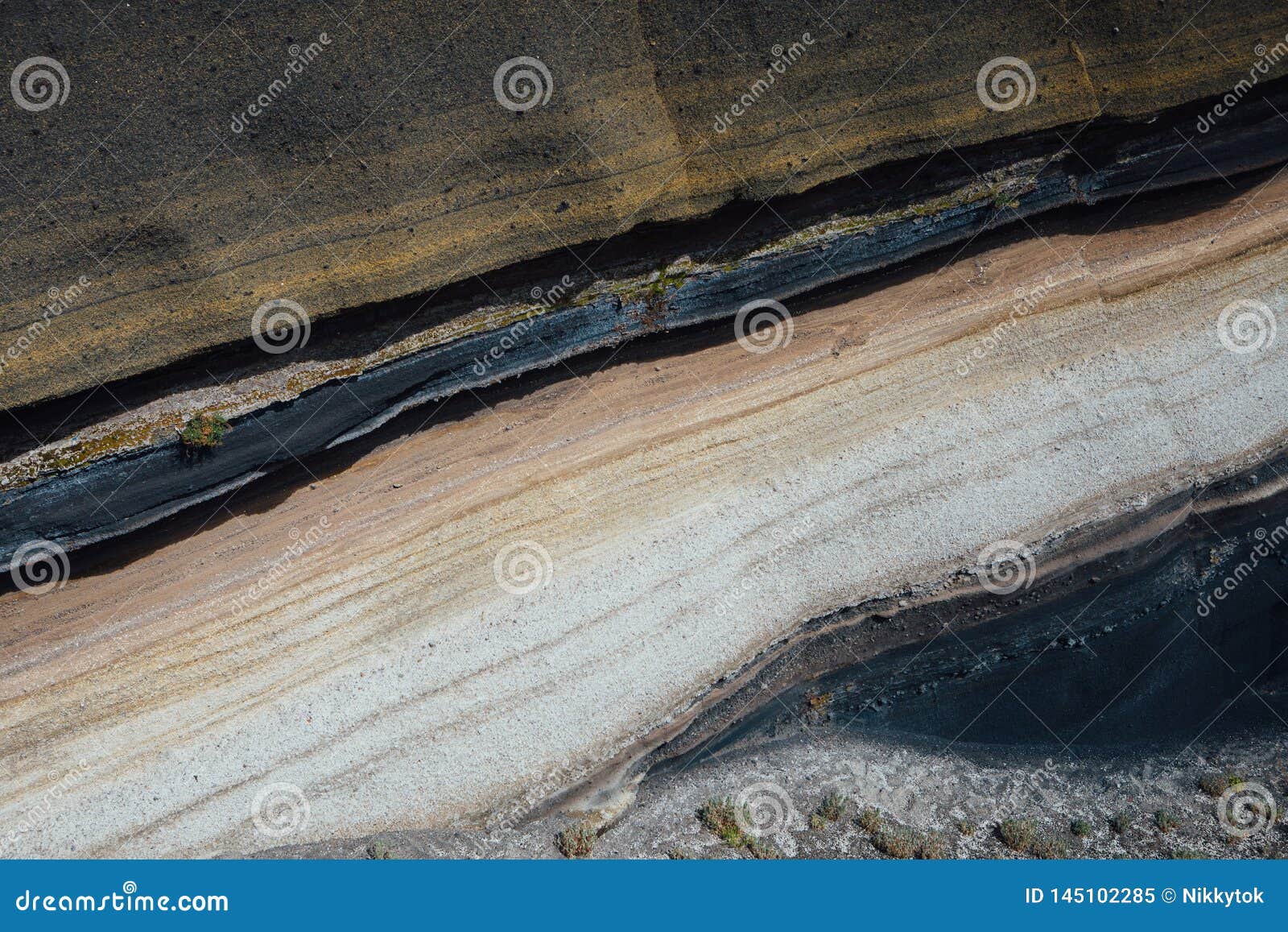 Stratum of Earth Crust in Cross-section Stock Image - Image of crust ...
