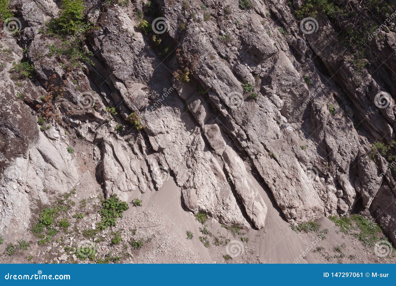 Stratum - Geological Column and Layer. Stock Image - Image of ...