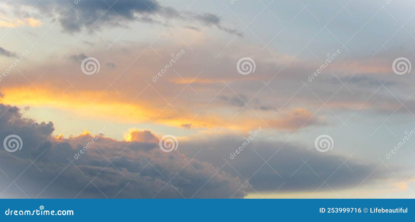 Stratus at sunset stock photo. Image of coast, cloud - 253999716