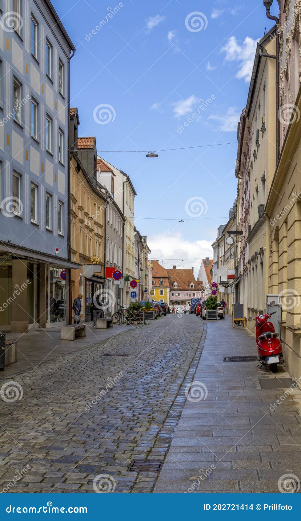 Straubing in Bavaria editorial stock image. Image of shop - 202721414