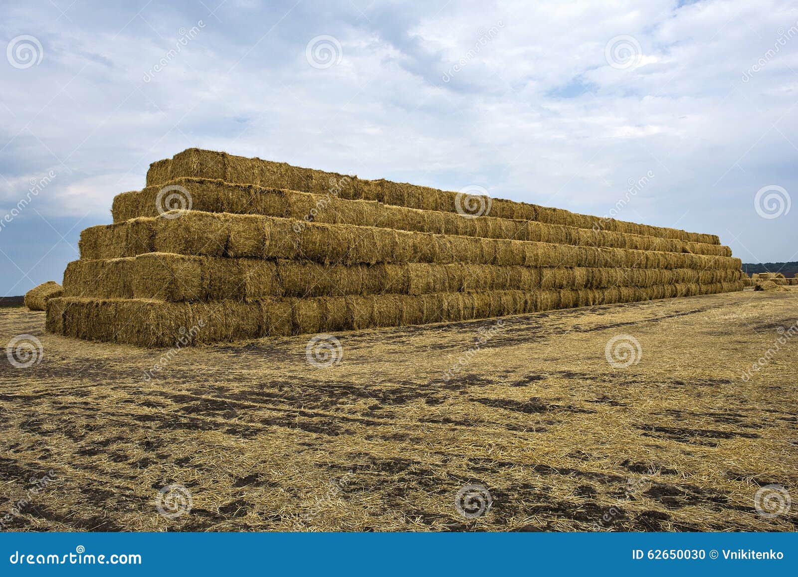 Straw bales pyramid stock photo. Image of food, outdoor - 62650030
