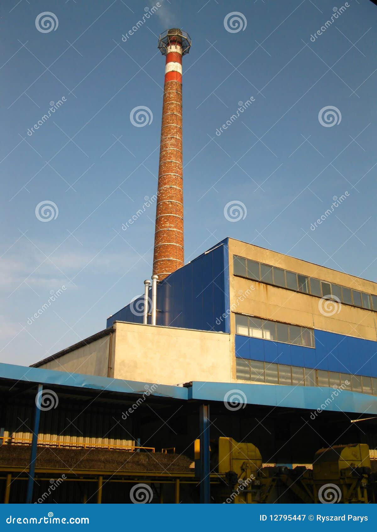 Straw boiler stock image. Image of strings, feeder, emission - 12795447