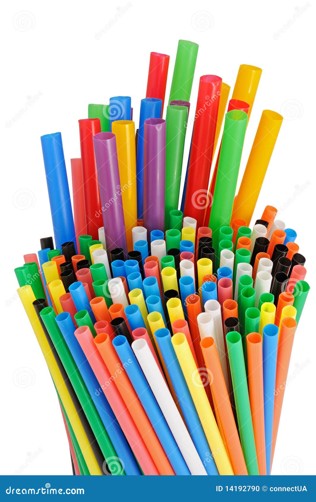 Straw for cocktail stock photo. Image of coloured, motley - 14192790