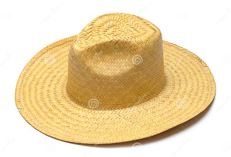 Straw Cowboy Hat stock photo. Image of headwear, side - 292048224