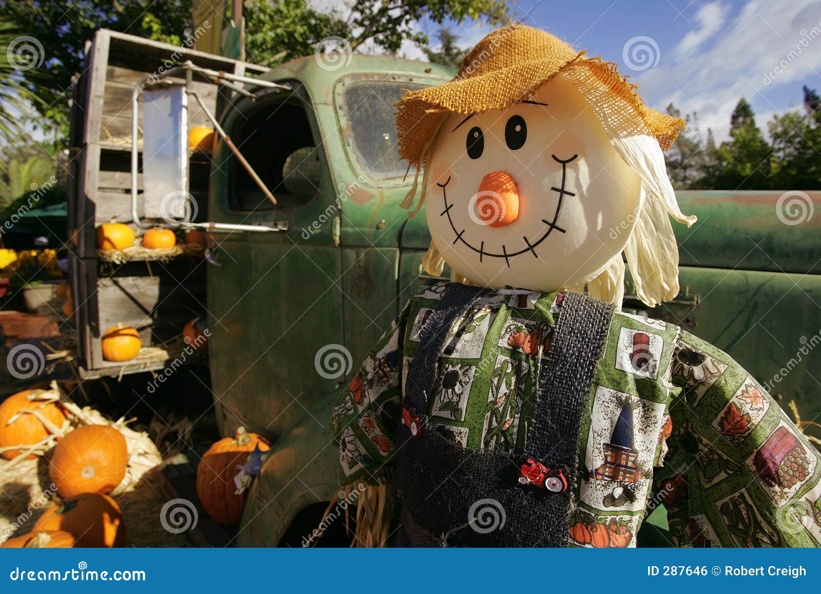 Straw Delivery Man stock photo. Image of farm, truck, holidays - 287646