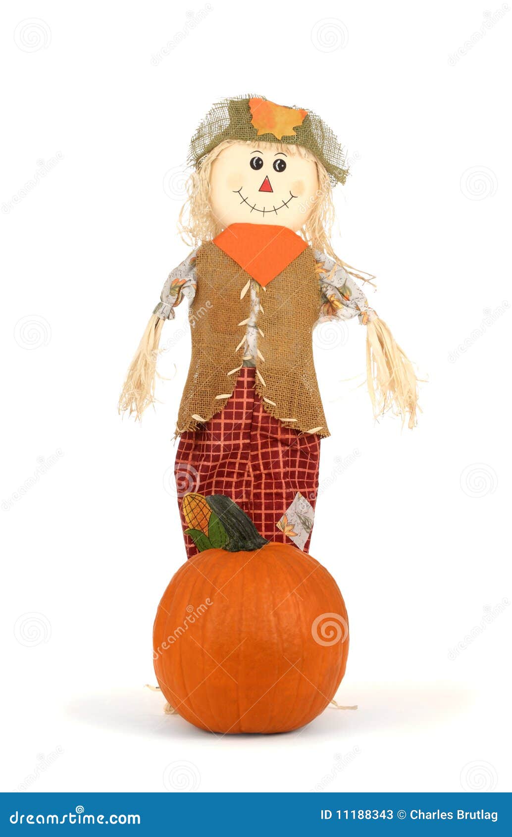 Straw Doll stock image. Image of pumpkin, cutout, white - 11188343
