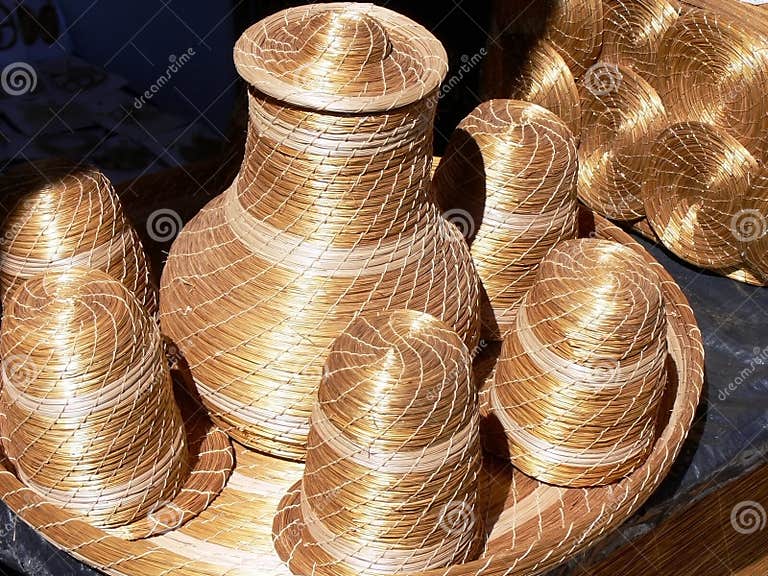 Straw handcrafts stock image. Image of color, brazil, handiwork - 5698823
