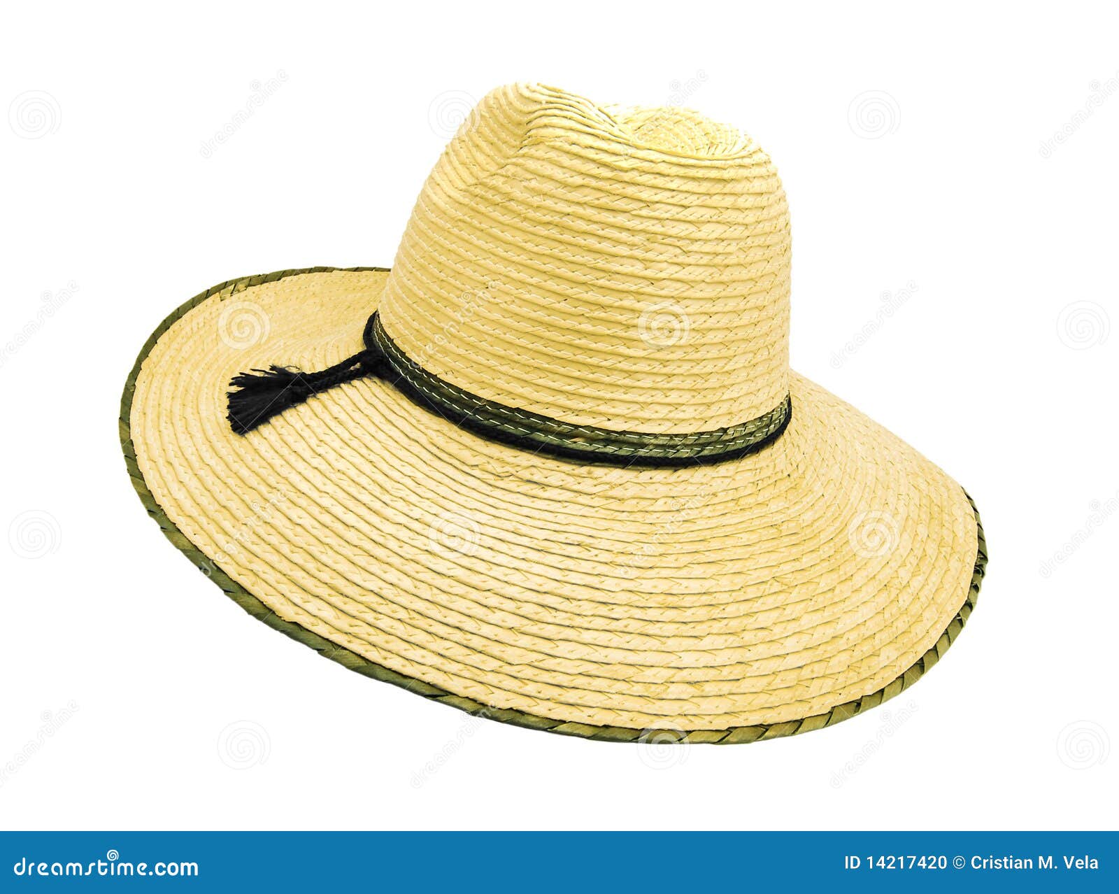 Straw hat clipart