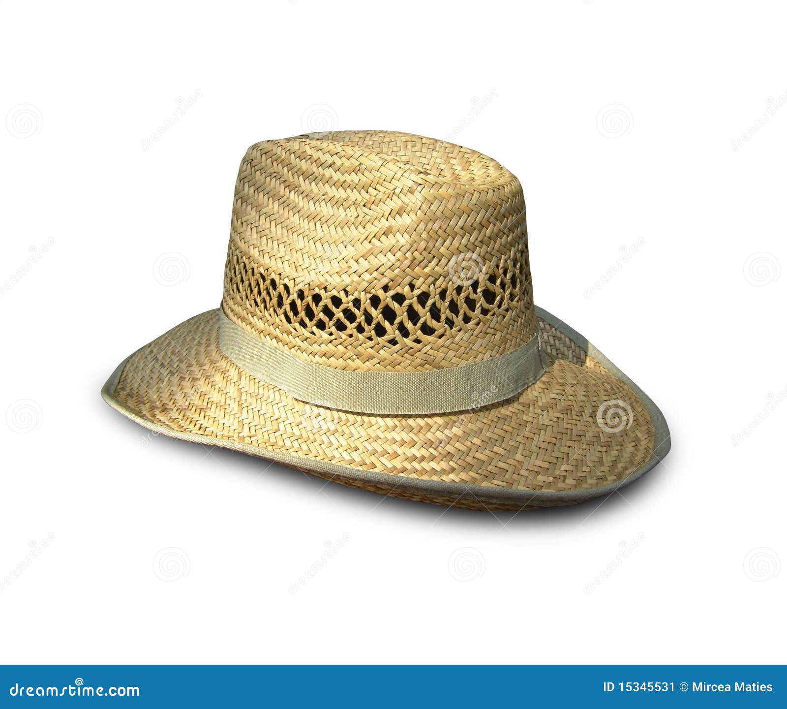 Straw hat stock image. Image of summer, traditional, farming - 15345531