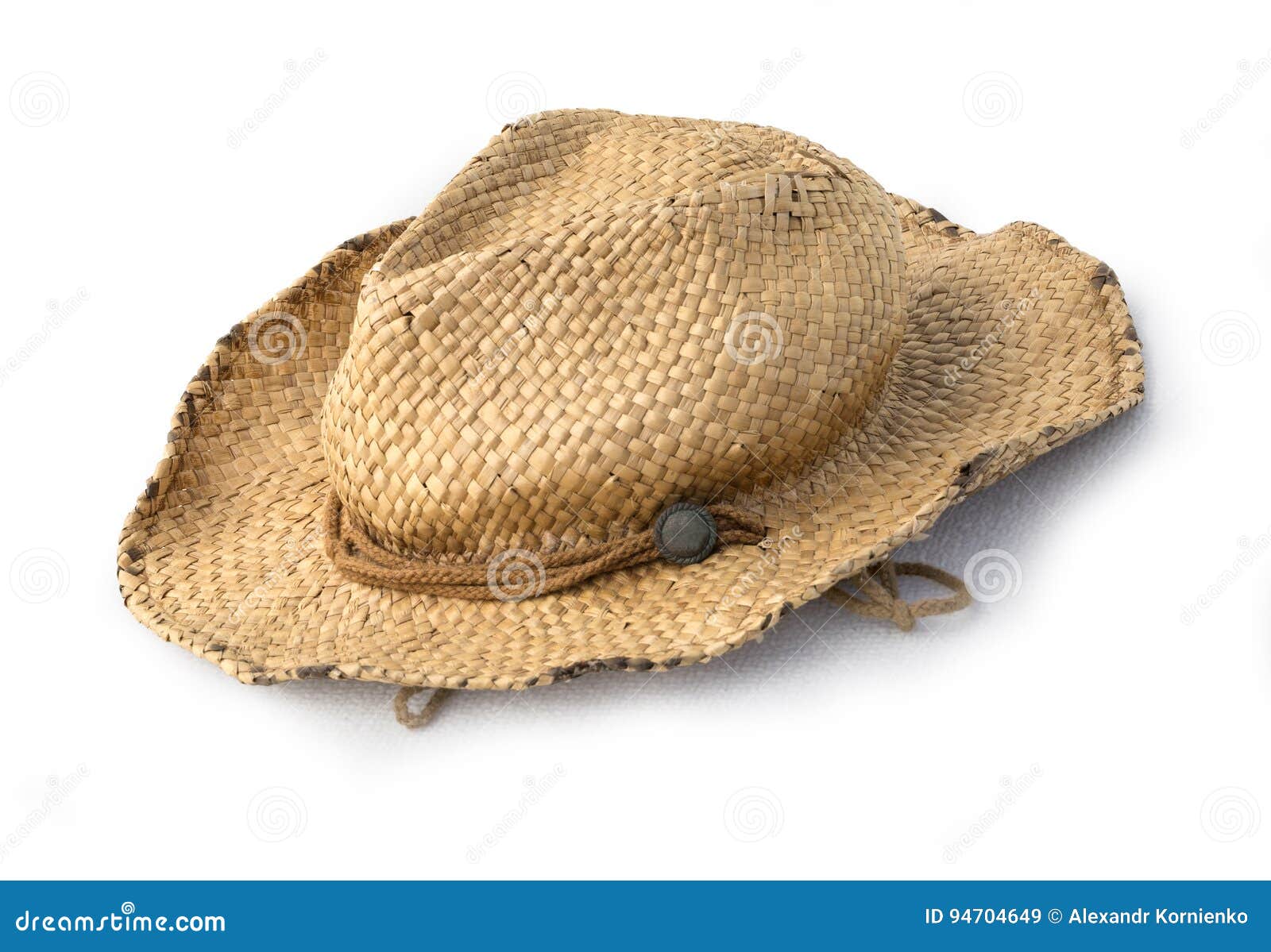 Straw hat isolated stock image. Image of design, vintage - 94704649