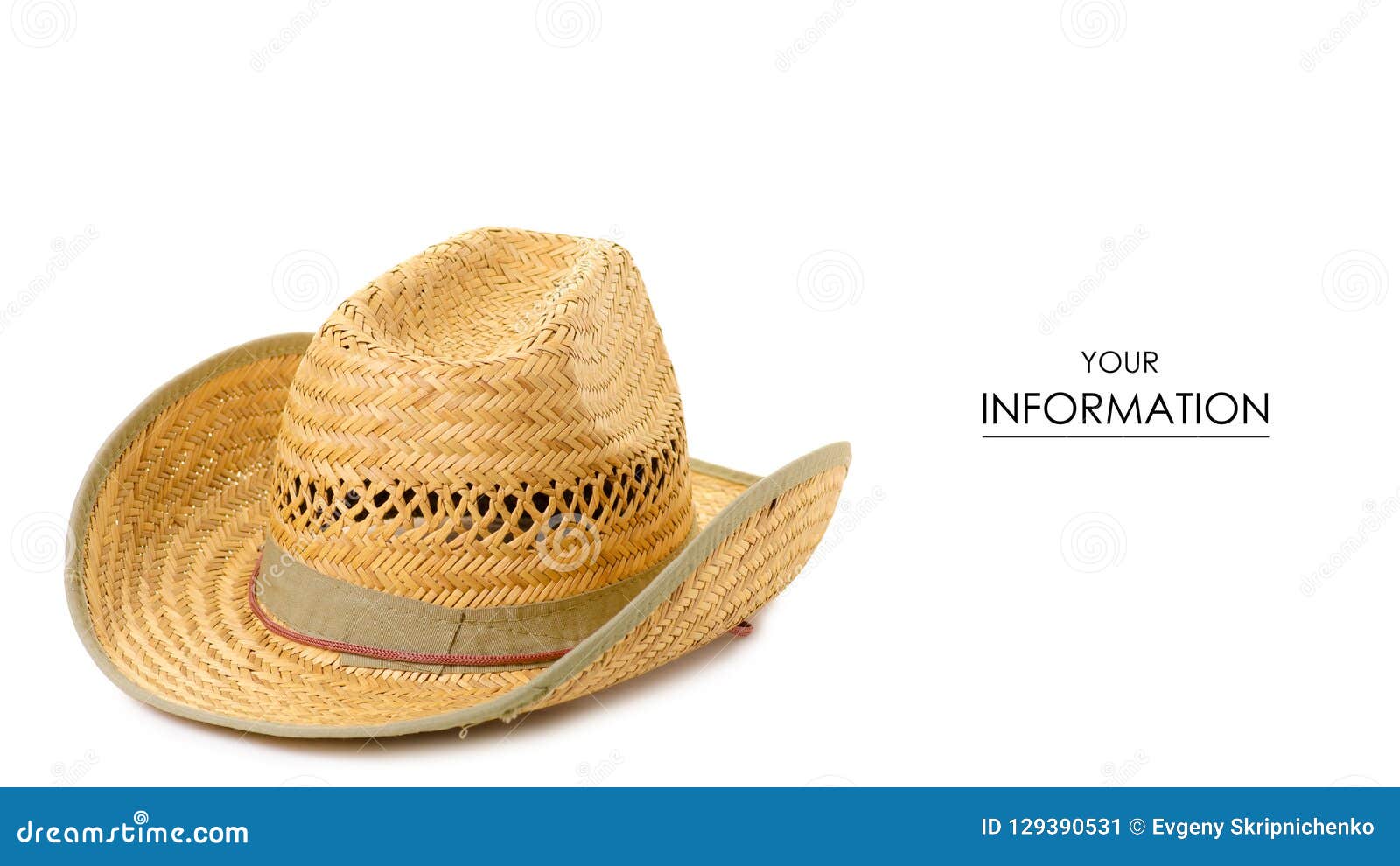 Straw hat pattern stock image. Image of clothes, classic - 129390531