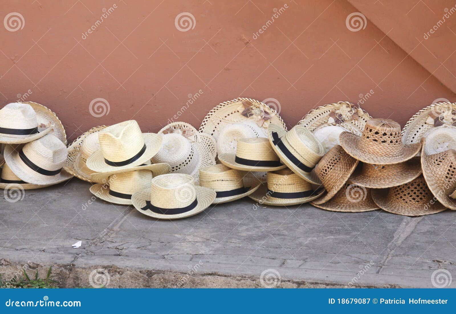 Straw hats stock image. Image of caribbean, havanna, outdoors - 18679087